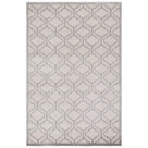 Lark Manor Ammundsen Geometric Ivory/Light Gray Area Rug & Reviews | Wayfair
